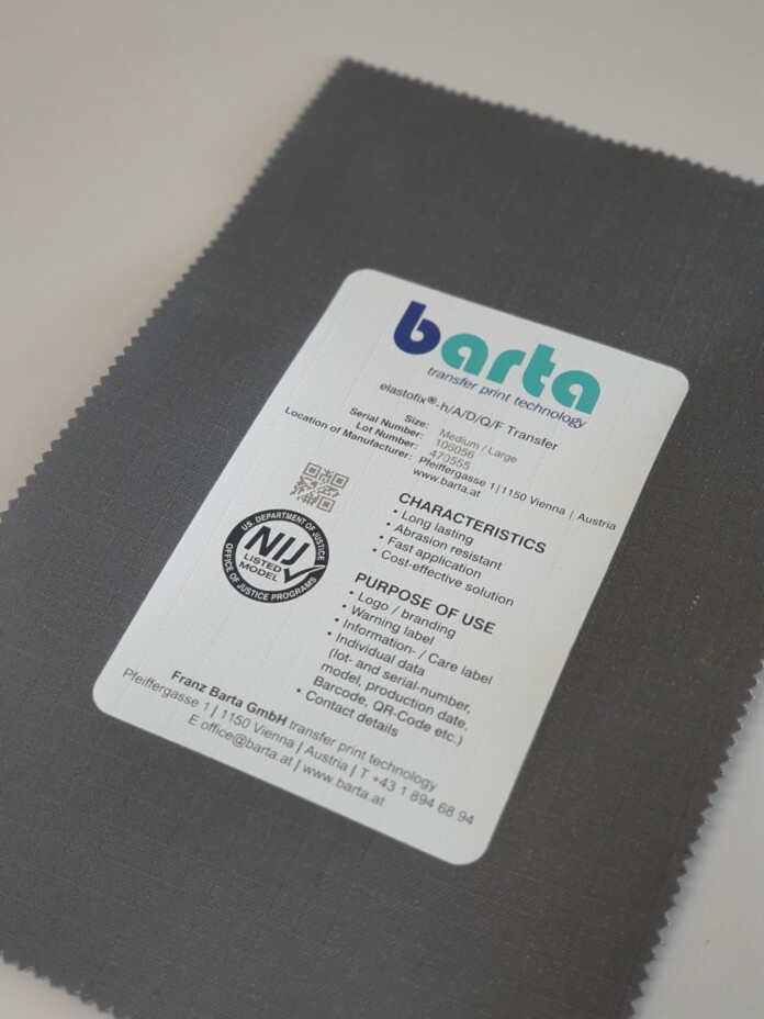 Franz Barta’s Body Armor Labels Stick Out